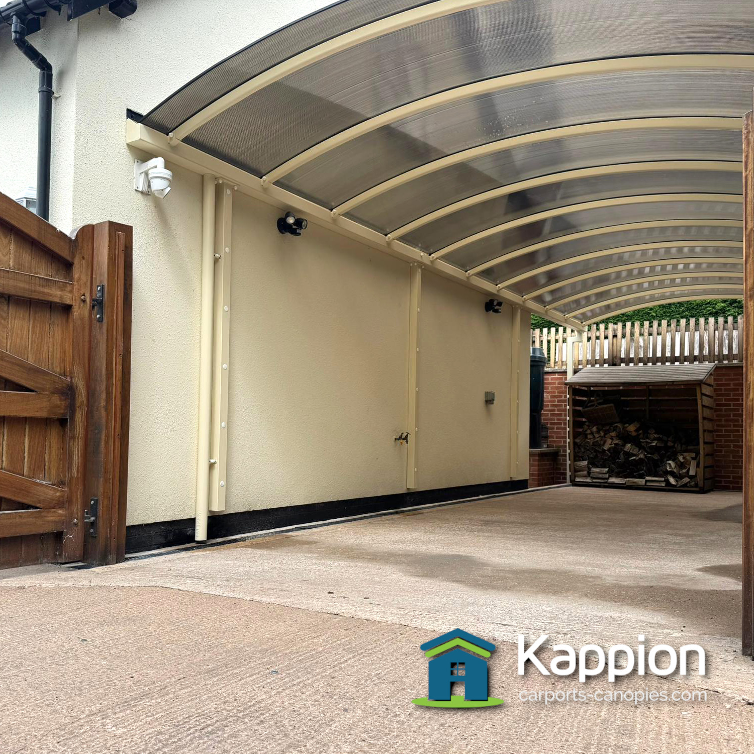 A Seamless Addition: Our Latest H-Curved Carport in Ashbourne | Kappion ...