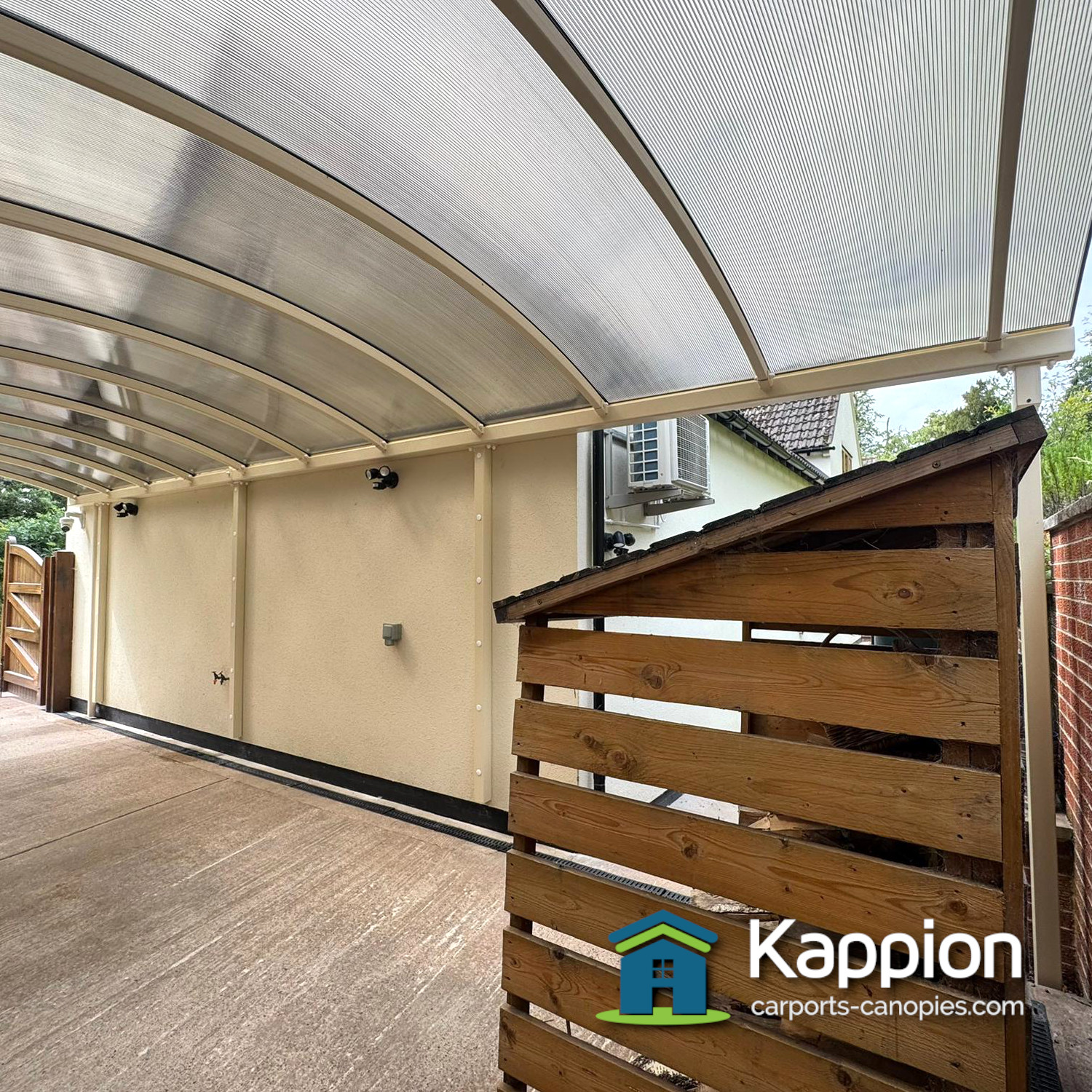 A Seamless Addition: Our Latest H-Curved Carport in Ashbourne | Kappion ...