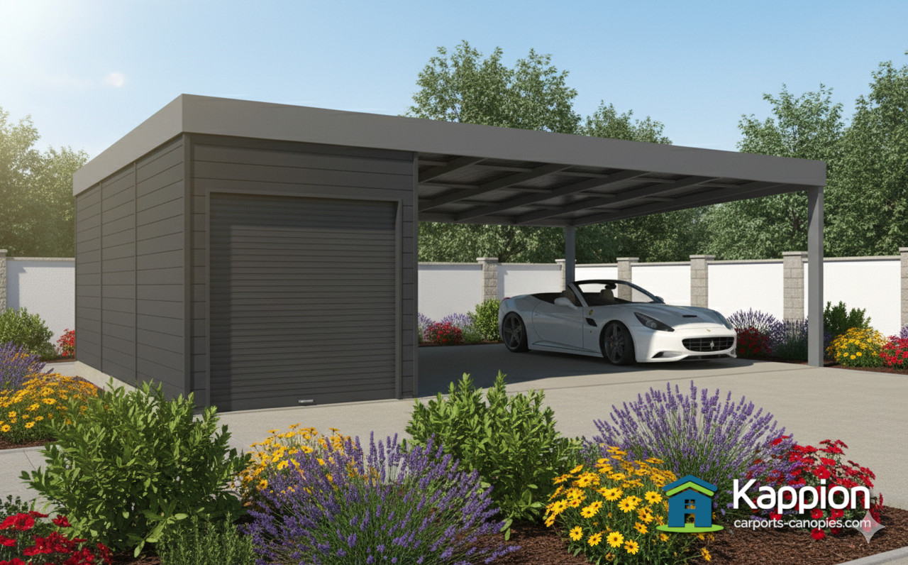 Europort SIPS Garage LHS | Kappion Carports & Canopies