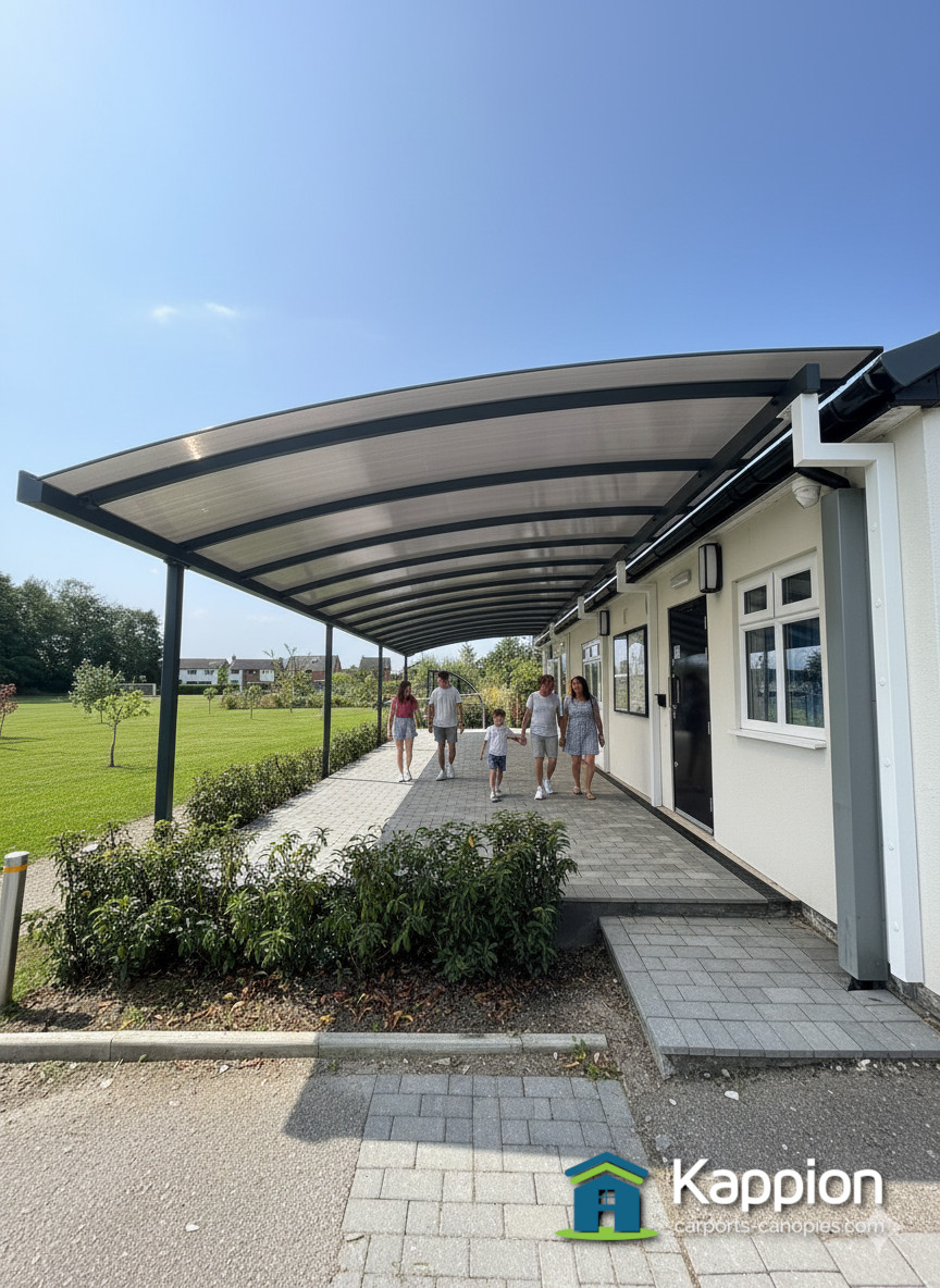 Goal! Hartford Boys Football Pavilion Gets a Winning Spectator Canopy ...
